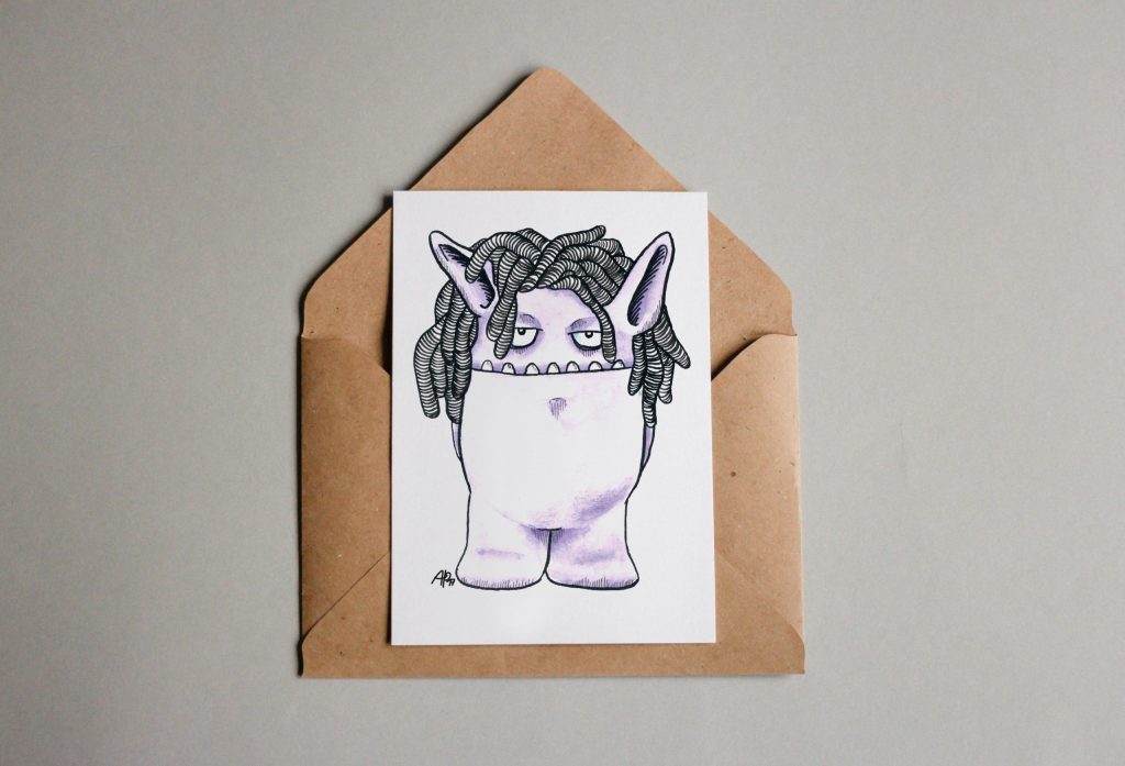 Dreadmonster - hellbean.de | Anni Hellberg Illustration